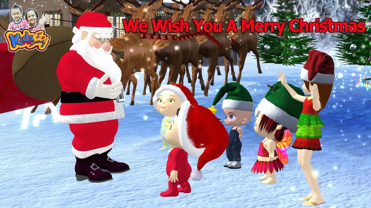 We Wish You A Merry Christmas | Kids Rhymes | Videos For Children by ...