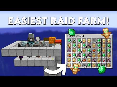 Minecraft: EASY RAID FARM! (1.21+ Tutorial)