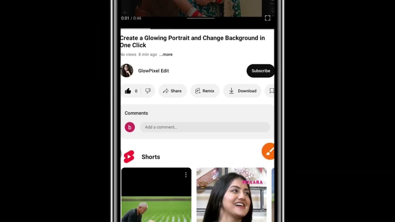 Make Background Soft & Face Bright with One App - YouTube