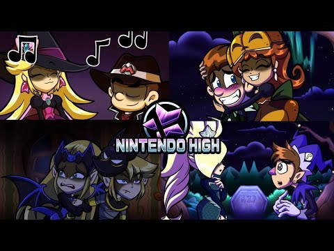 All Shipping Moments in the Nintendo High Halloween Special - YouTube