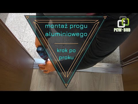 jak zamontować próg w drzwiach wejściowych próg aluminiowy drewniany ...