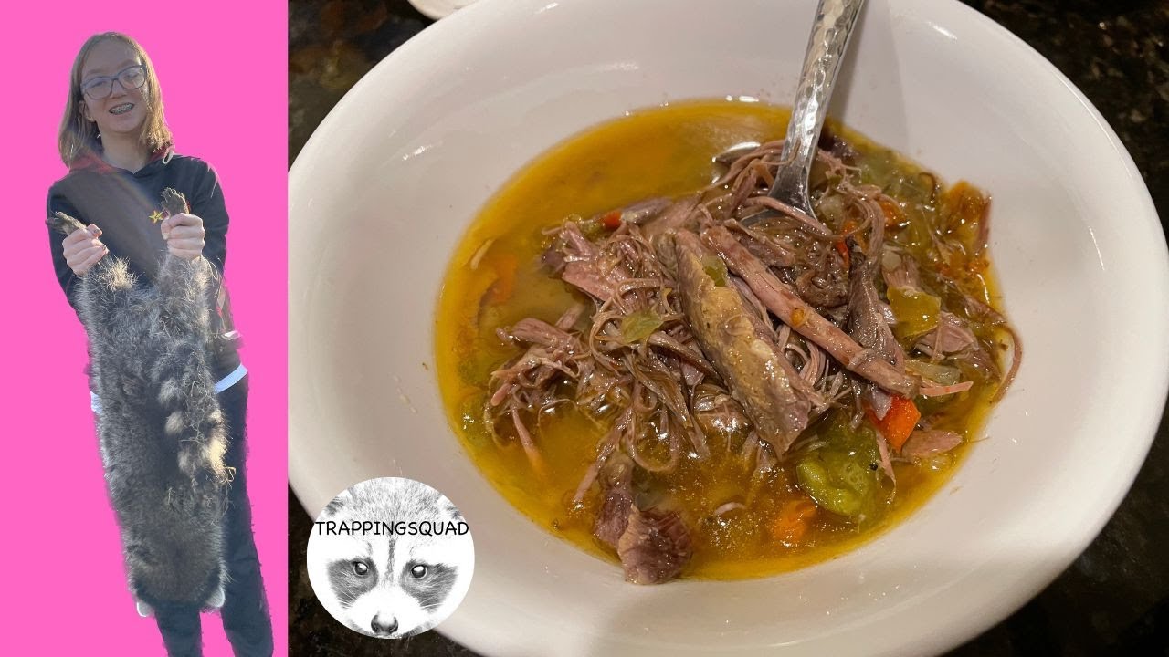 Raccoon Catch and COOK!!! - YouTube