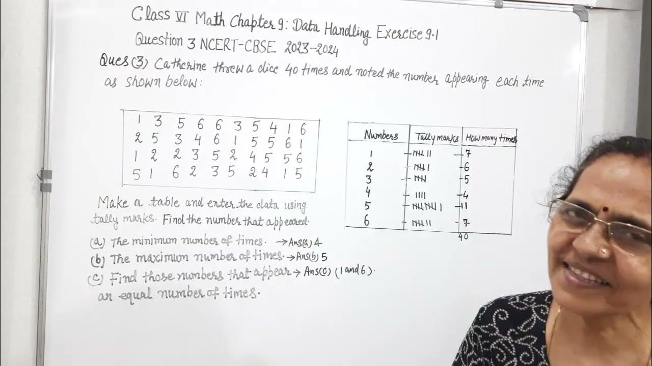 Class 6 Math Chapter 9 :Data Handling Exercise 9.1 Question 3 NCERT-CBSE 2023-2024 - YouTube