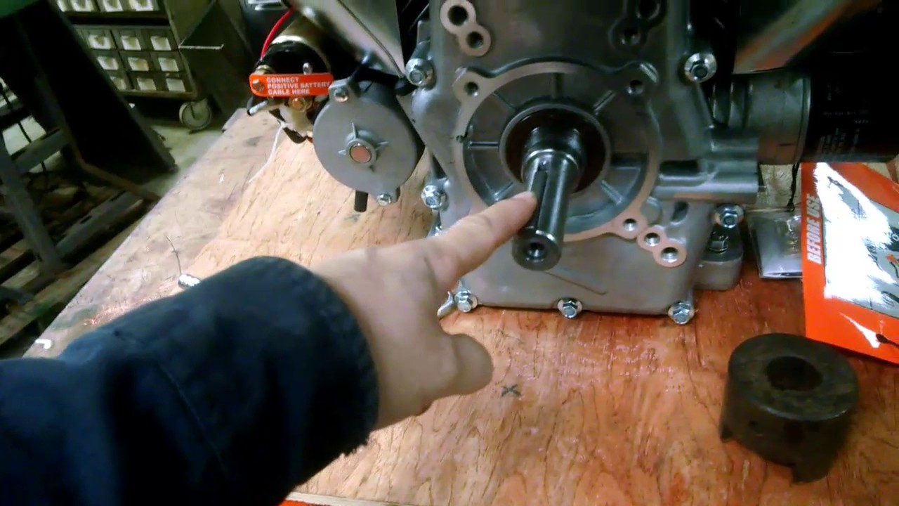 Logsplitter Rebuild Step 4 New Motor Predator Engine 670cc - YouTube
