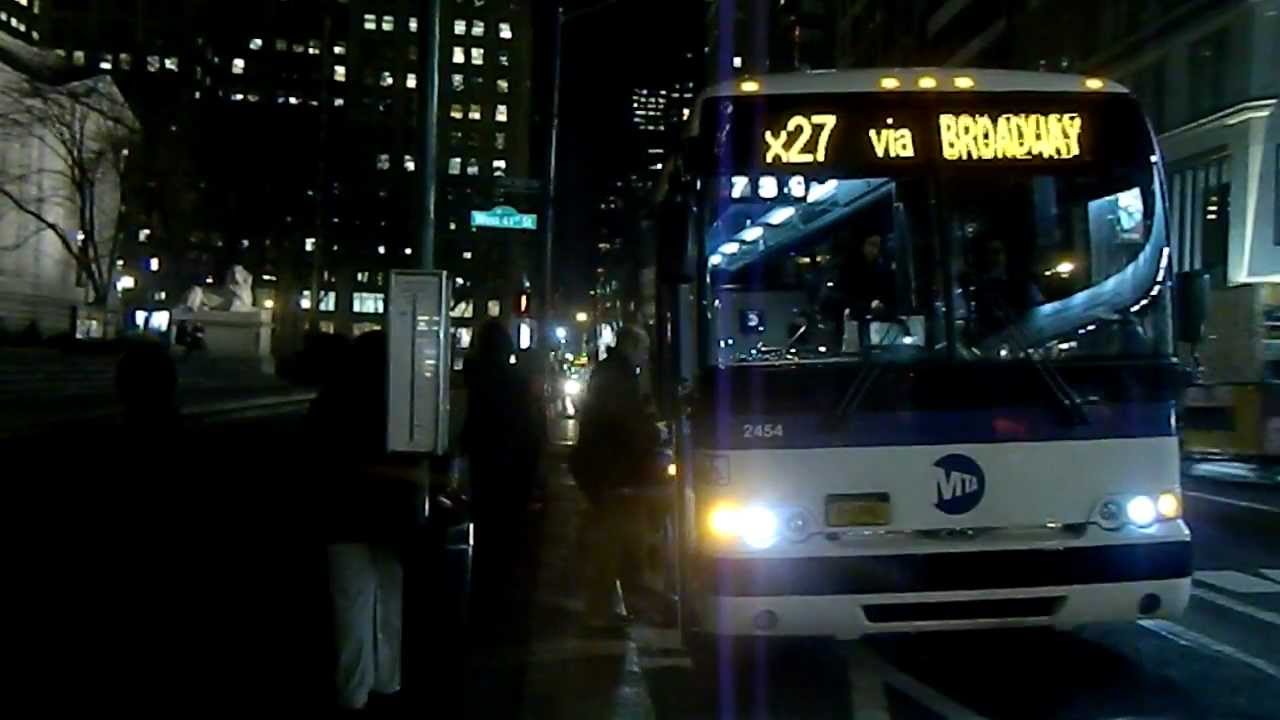 MTA New York City Bus 2011 Prevost Car X3-45 Commuter Coach #2454 on ...