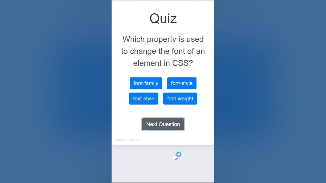 Quiz Game Using Html Css Bootstrap And Javascript Viralnow Shorts Freesourcecode Javascript