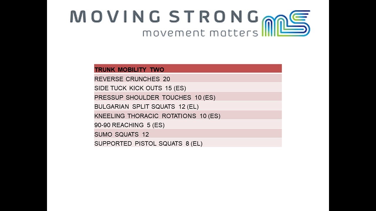 Trunk Mobility Two - YouTube