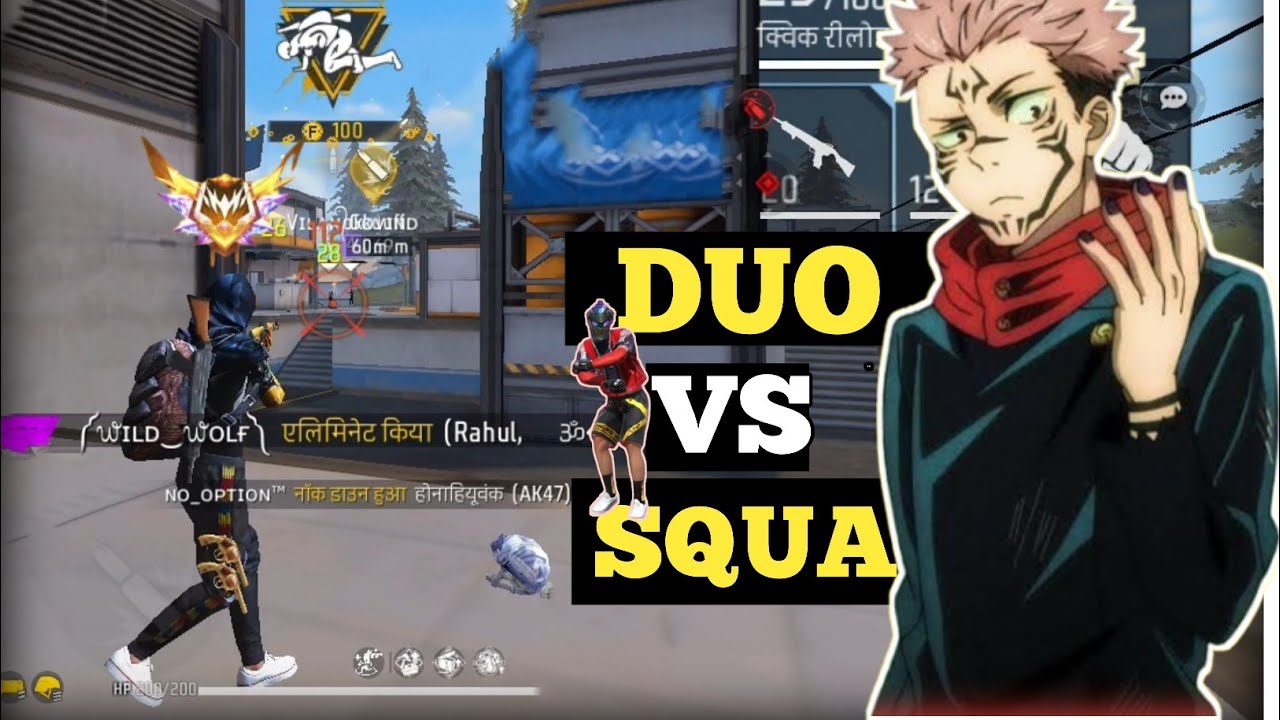 FREEFIRE 🔥Solo vs Squad Mp40 + M4a1 III 🤯 22 Kills Total - Garena free ...