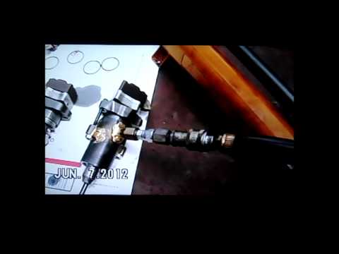 Testing individual huie injectors for ICP leakage on International ...