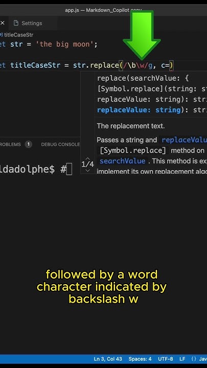 Convert to Title Case Like a Boss #titlecase #javascript - YouTube