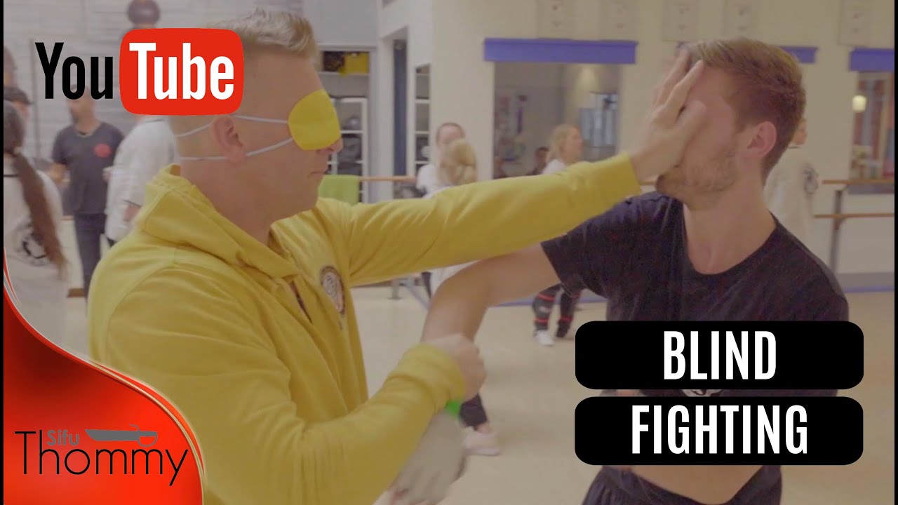 Blind fighting - YouTube