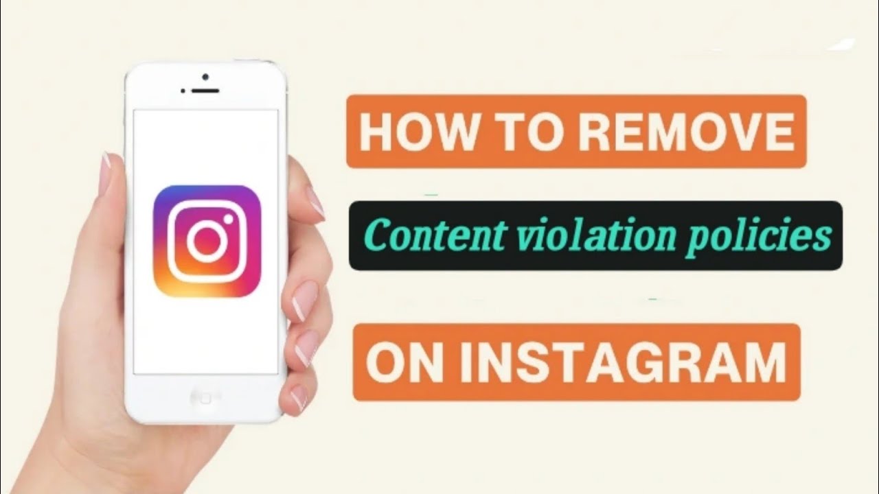 how to remove content violation policies on instagram?? - YouTube