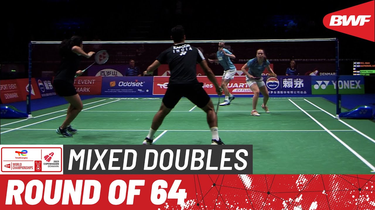 BWF World Championships 2023 | Hall/MacPherson (SCO) vs. Kapoor/Reddy ...