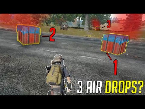 3 CARE PACKAGES IN THE SAME SPOT?! - Insane PUBG Loot (Best RNG) - YouTube