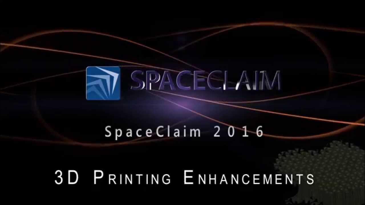 ANSYS SpaceClaim 2016 3D Printing Features - YouTube