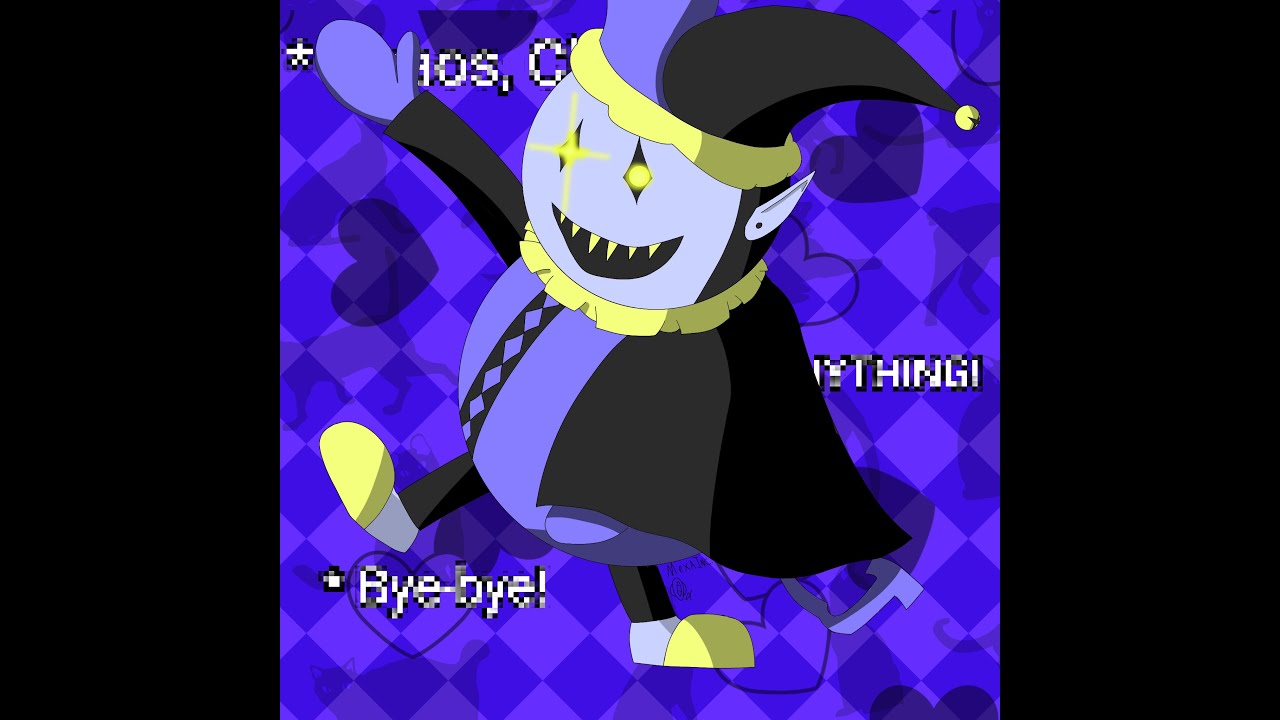 Ball clown | Deltarune chapter 1 Jevil speedpaint - YouTube