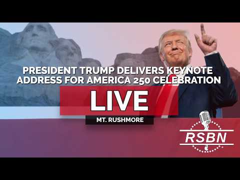 LIVE: President Trump Keynotes Mount Rushmore America 250 Fireworks Celebration - 07/03/26