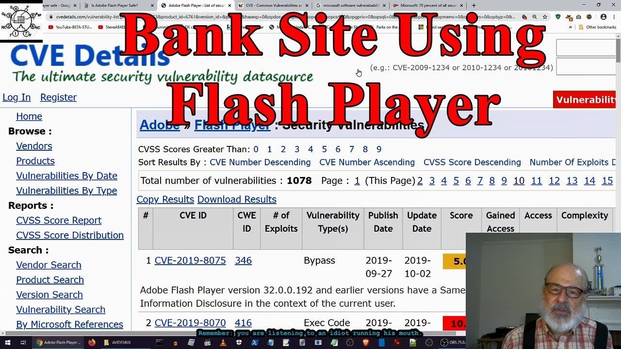 Bank Site Using Flash Player - YouTube