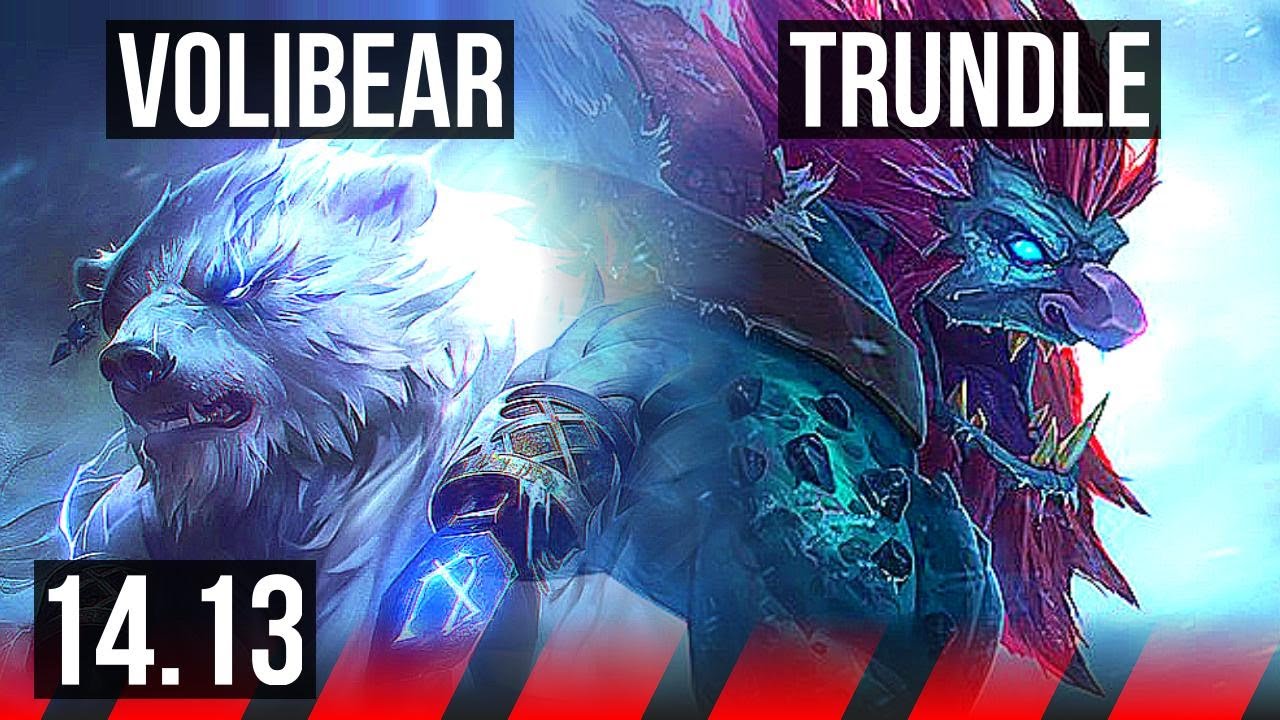 Volibear Vs Trundle Top 6 0 2 6 Solo Kills 700 Games Dominating