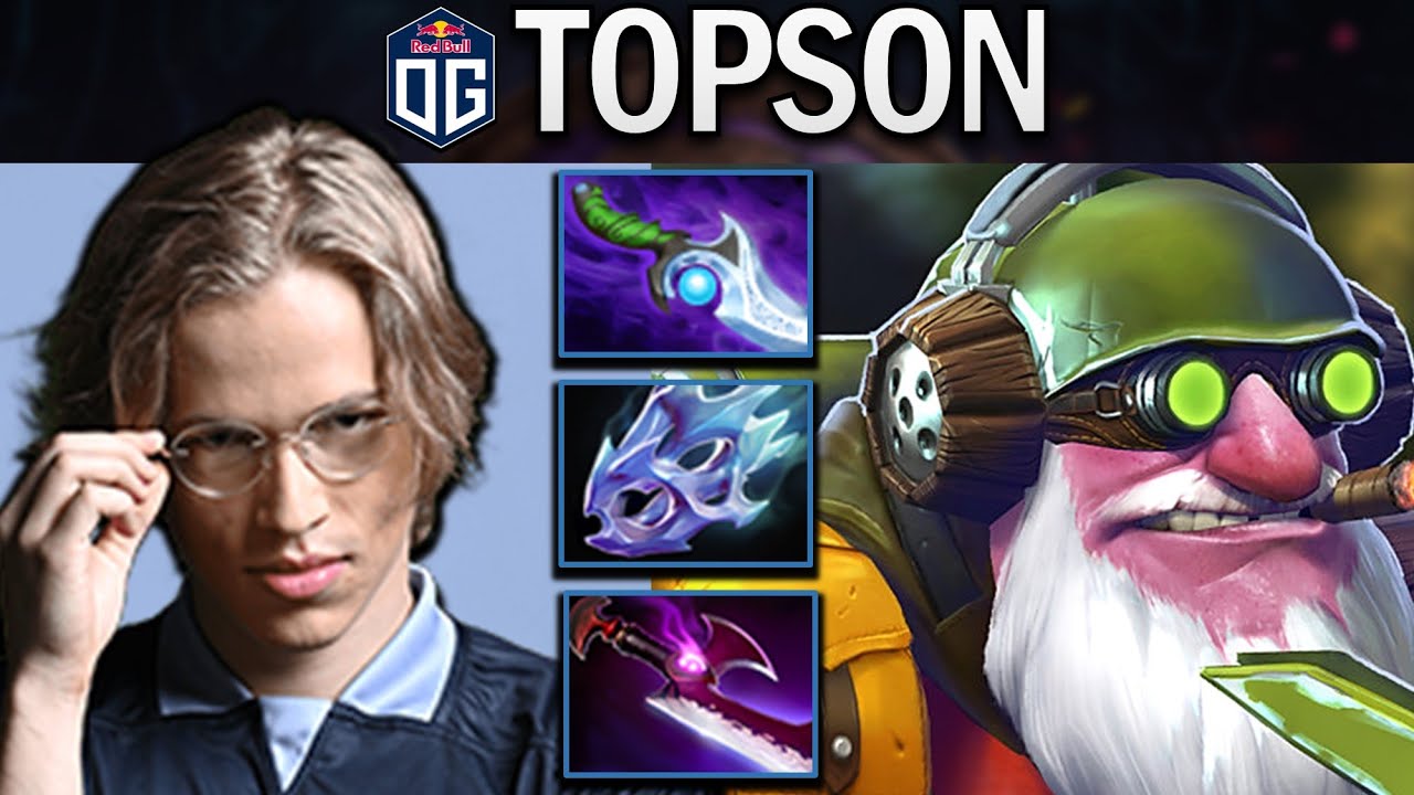 OG.TOPSON SNIPER WITH 17 KILLS & DIFFUSAL - DOTA 2 7.31 GAMEPLAY - YouTube