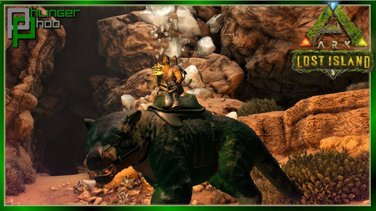 EXPLORING THE CAVE OF THE BRUTE on Ark's Lost Island 28 - YouTube