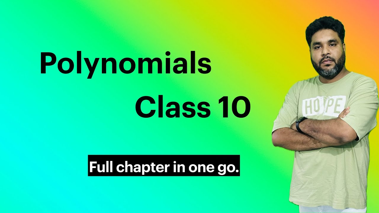 Polynomials class 10 - YouTube