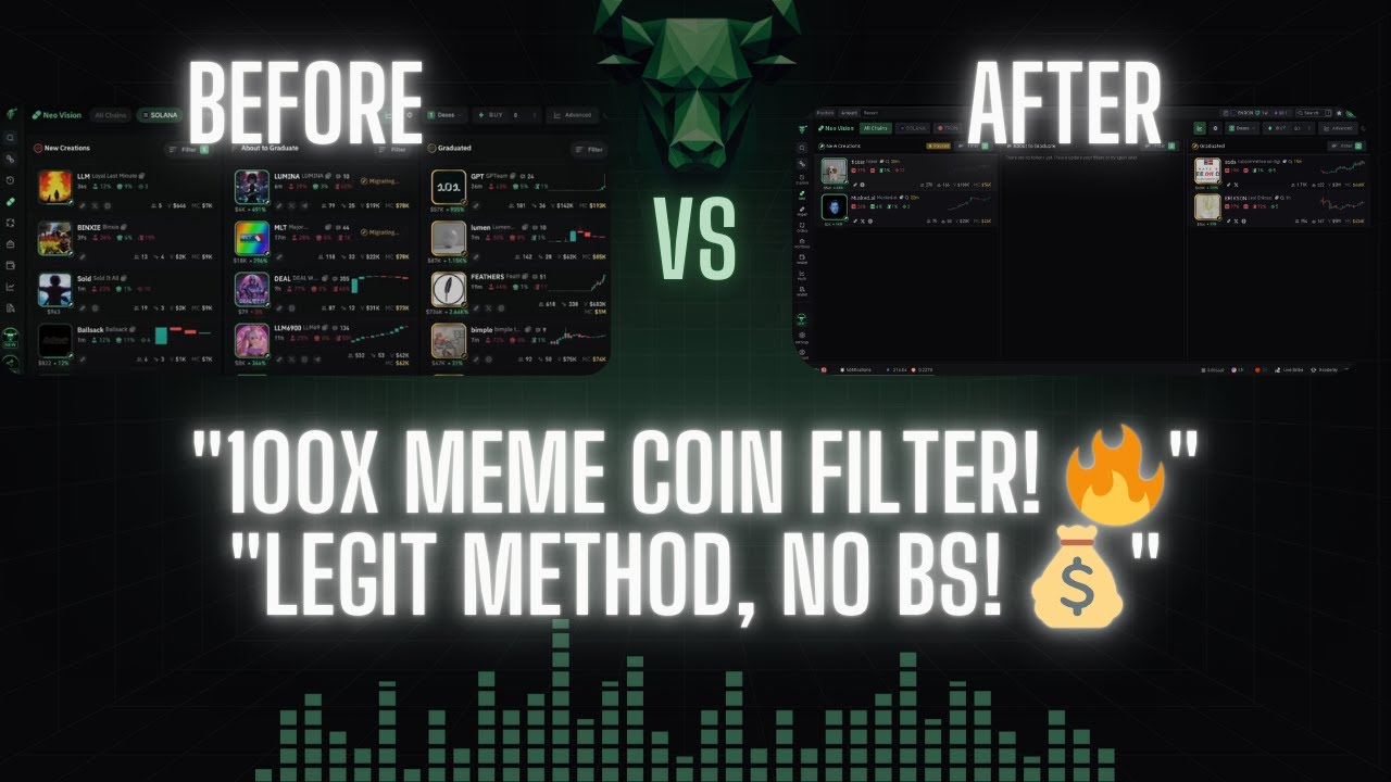 "The ONLY Solana Meme Coin Filter You Need! 🚀 100x Gems & Easy Scalping ...