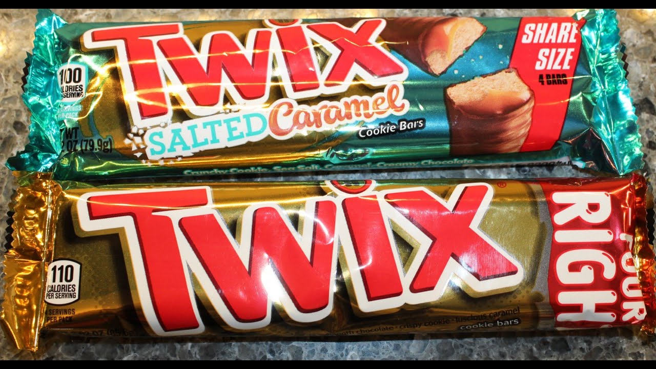 Twix Cookie Bars: Salted Caramel vs Original Comparison - YouTube
