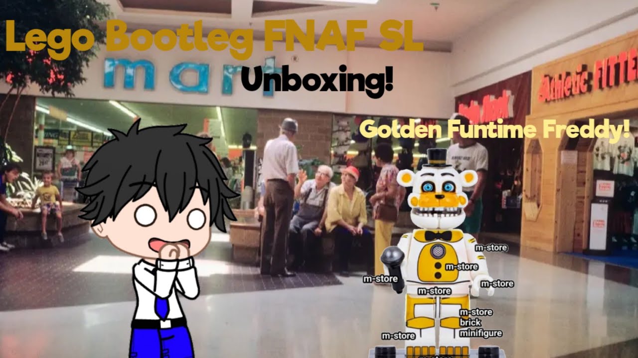 Lego FNAF Bootleg Golden Funtime Freddy Unboxing - YouTube