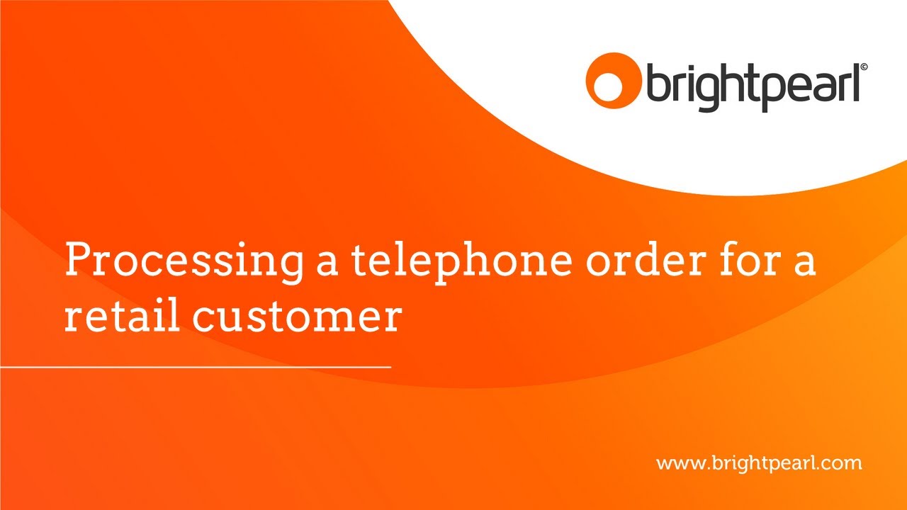 Sales: Retail telephone orders - YouTube