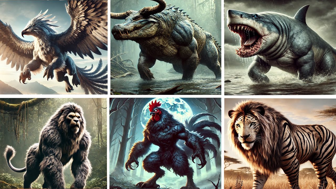 Amazing Animal Fusion Hybrids 😱Best Animals Fusion #ai #aiart # ...