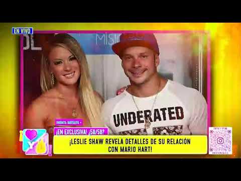 Amor y Fuego - SET 03 - LESLIE SHAW REVEALS DETAILS OF HER RELATIONSHIP WITH MARIO HART | Willax