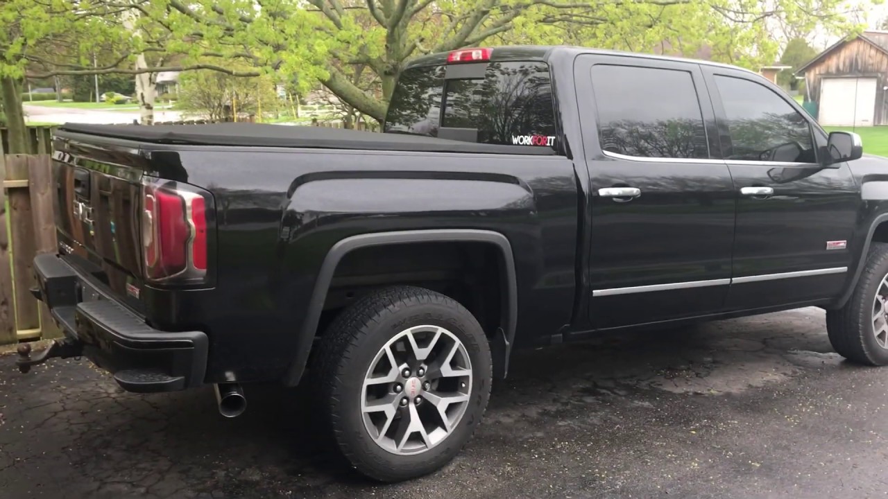 flowmaster 50 on 2016 sierra - YouTube