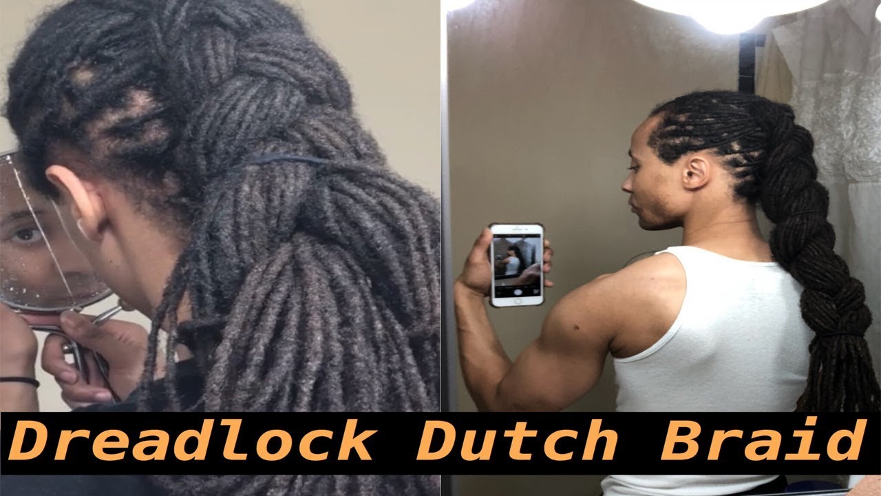 Tutorial Dreadlock Dutch Braid Style - YouTube