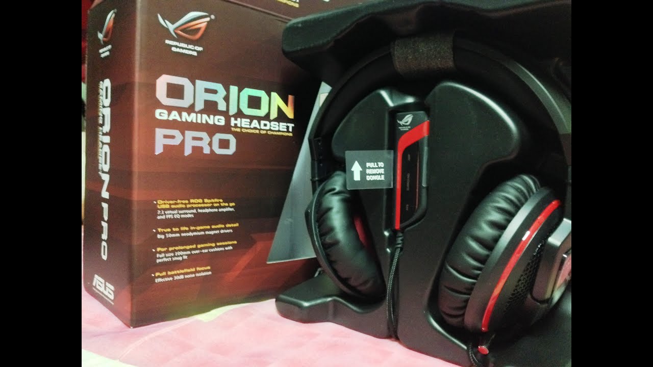 ASUS Orion Pro 7.1 Gaming Headset - YouTube