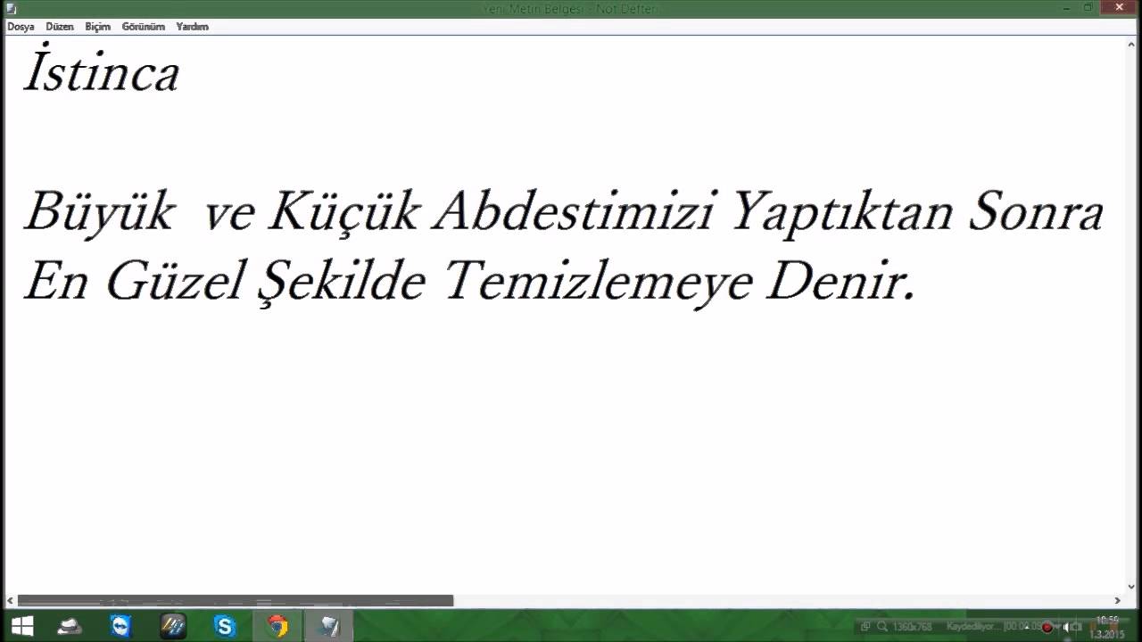 İsitnca Ve İstibra Nedir - YouTube