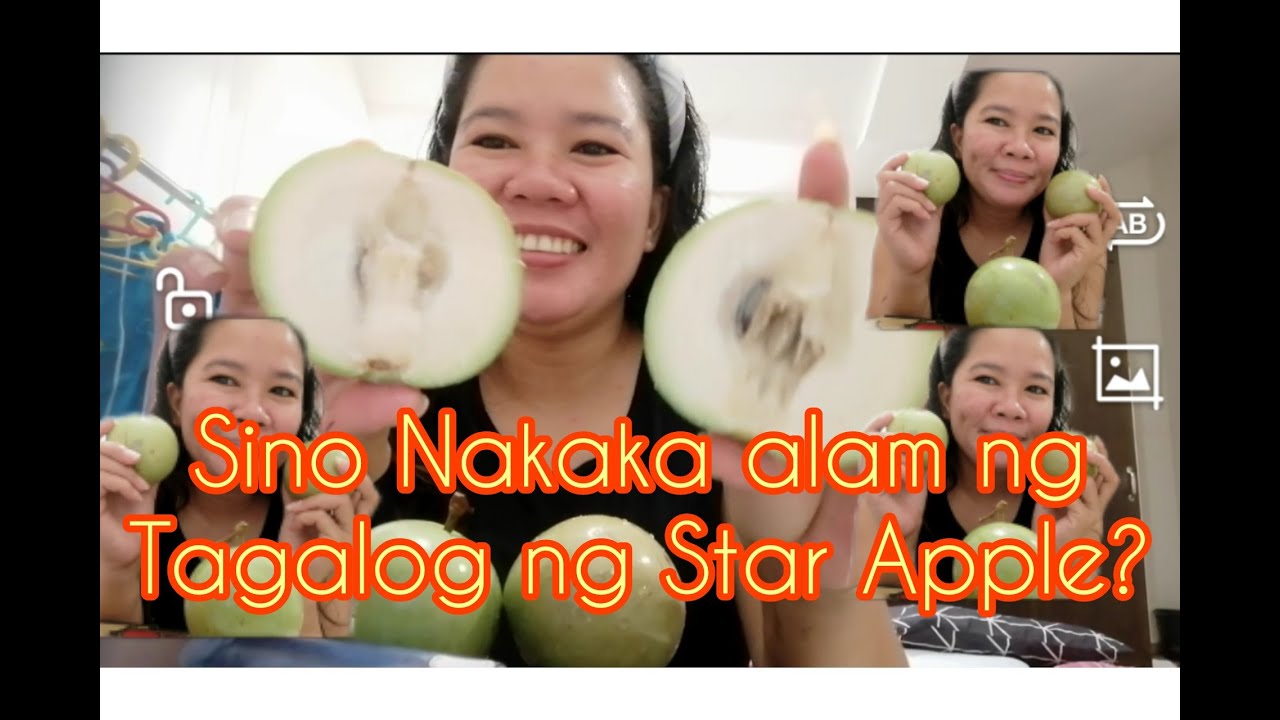 ANO SA TAGALOG ANG STAR APPLE? 😂 #food #mukbang - YouTube