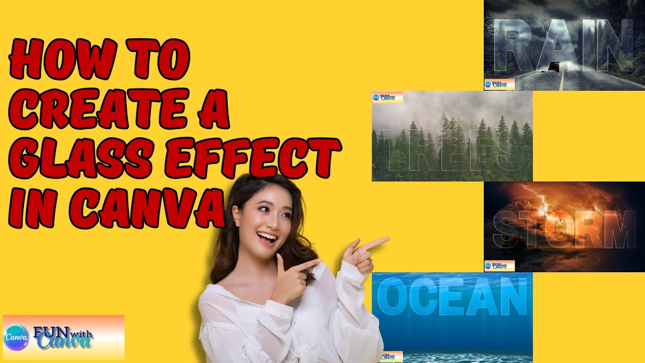 How to Create a Stunning Glass Effect in Canva - YouTube