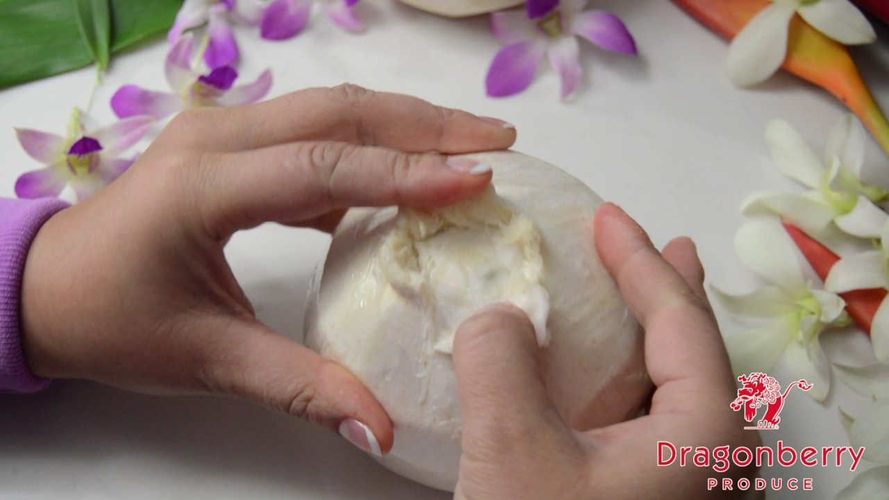 How To Open a Young Coconut - YouTube