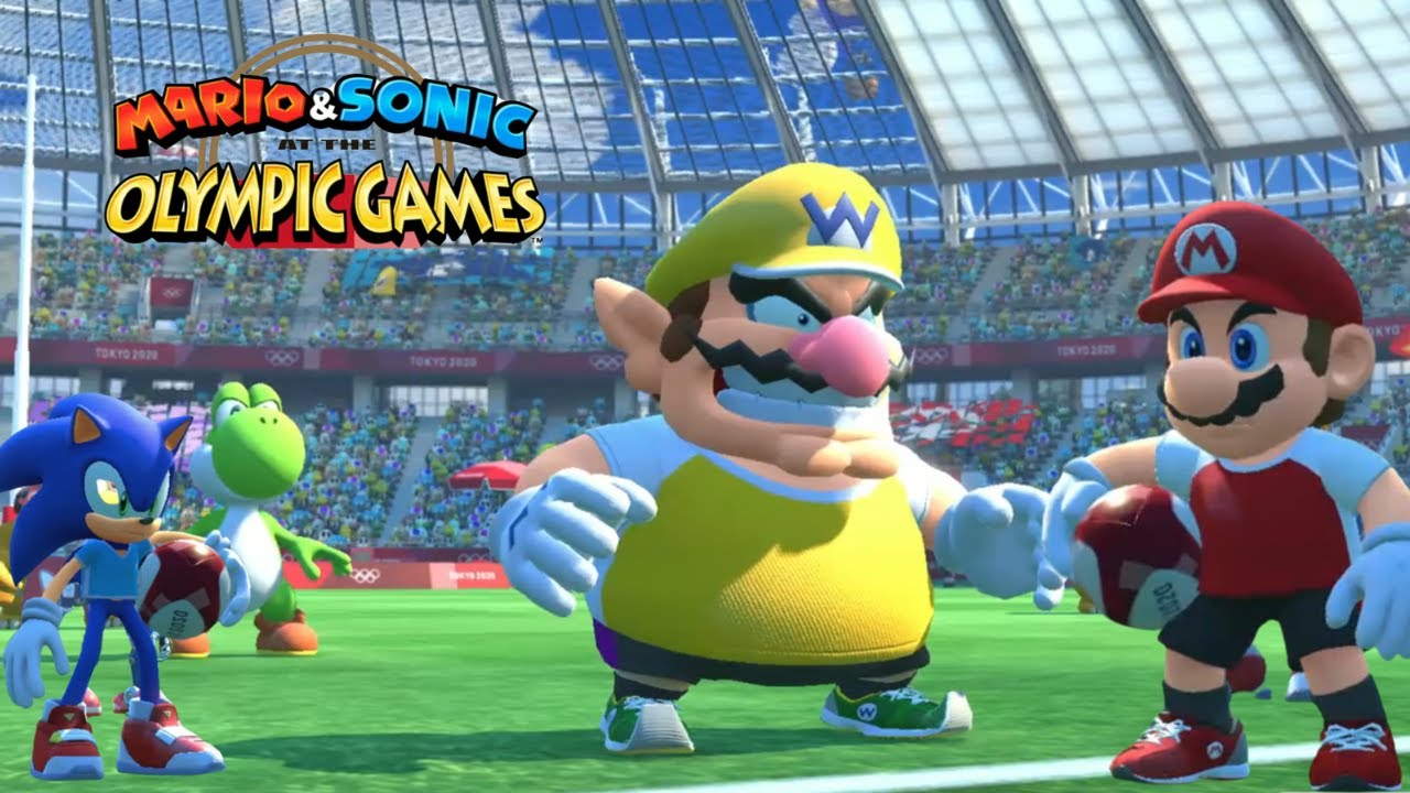 Mario & Sonic At The Olympic Games Tokyo 2020- Rugby Seven(Hard ...
