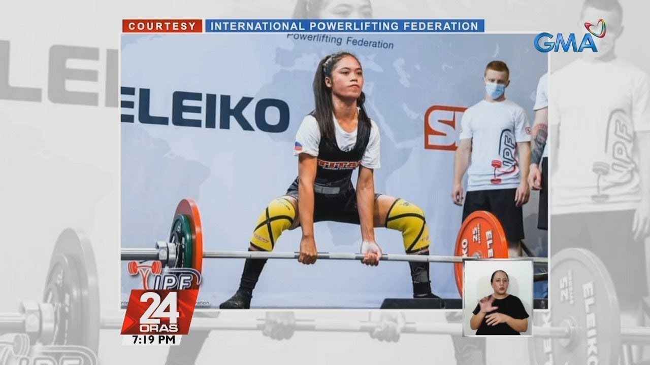 Pinay powerlifter Veronica Ompod, wagi ng apat na ginto sa 2021 World Classic ... | 24 Oras ...