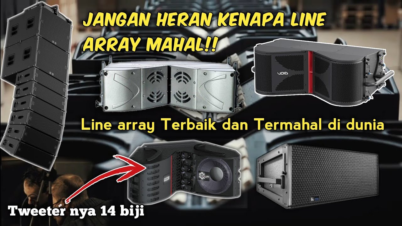 Melihat proses dari awal membuat line array! Inilah 5 Line array ...