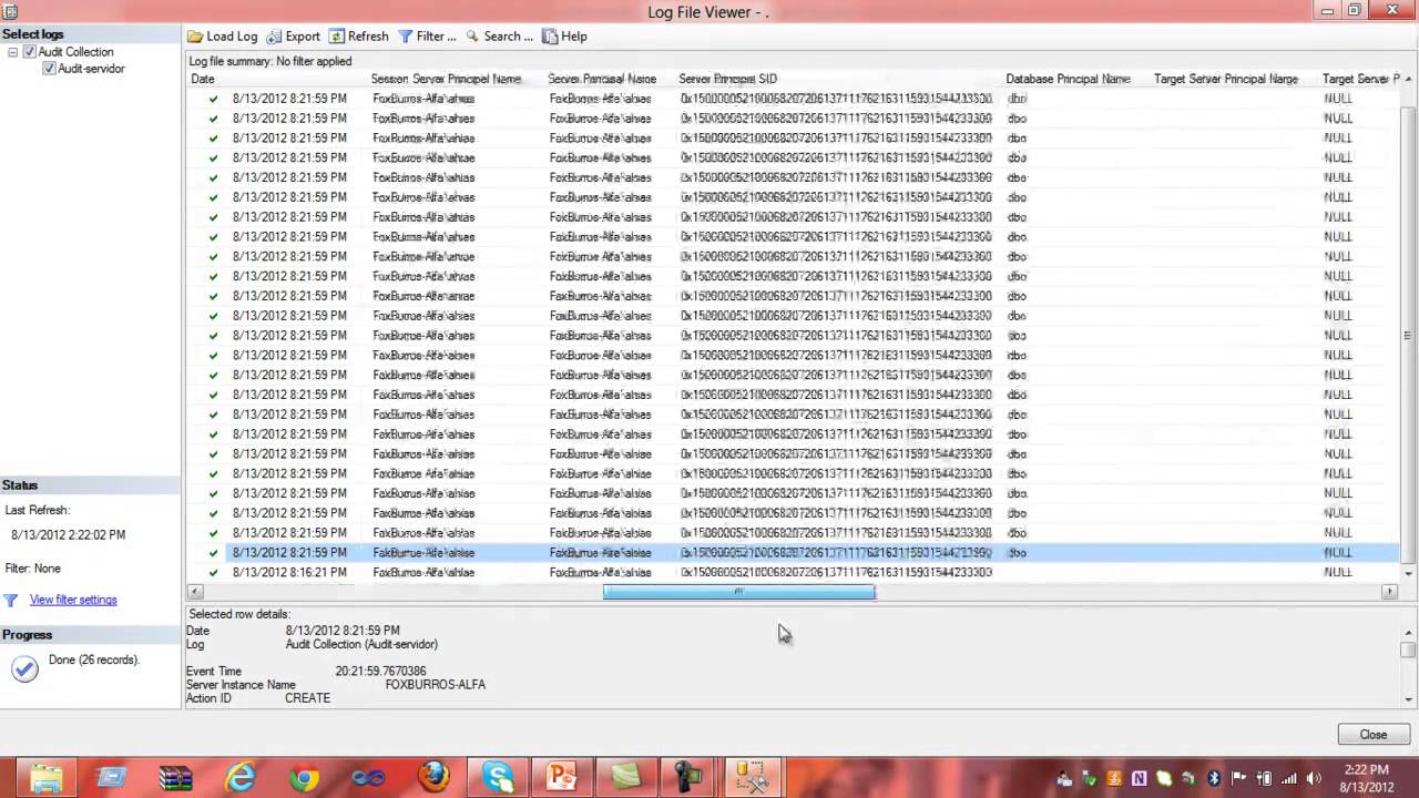 Conceptos Básicos Sql Server Auditoria - YouTube
