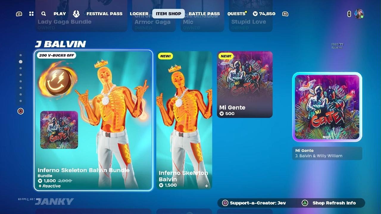 *NEW* J Balvin skin + jam tracks (04/18/24) - YouTube