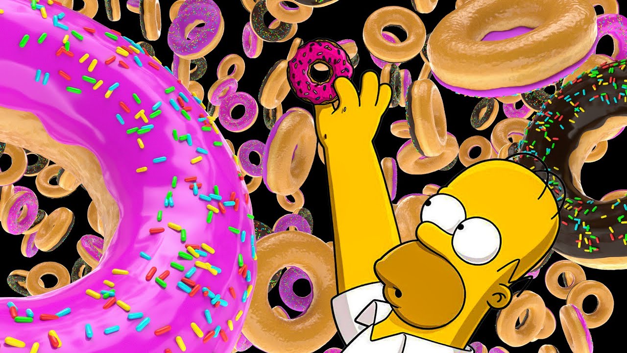Simpsons Donut Background