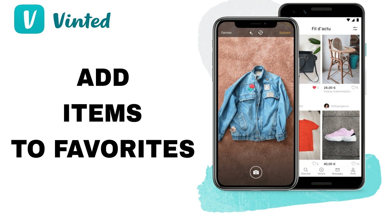 How To Add Items To Favourites On Vinted App - YouTube