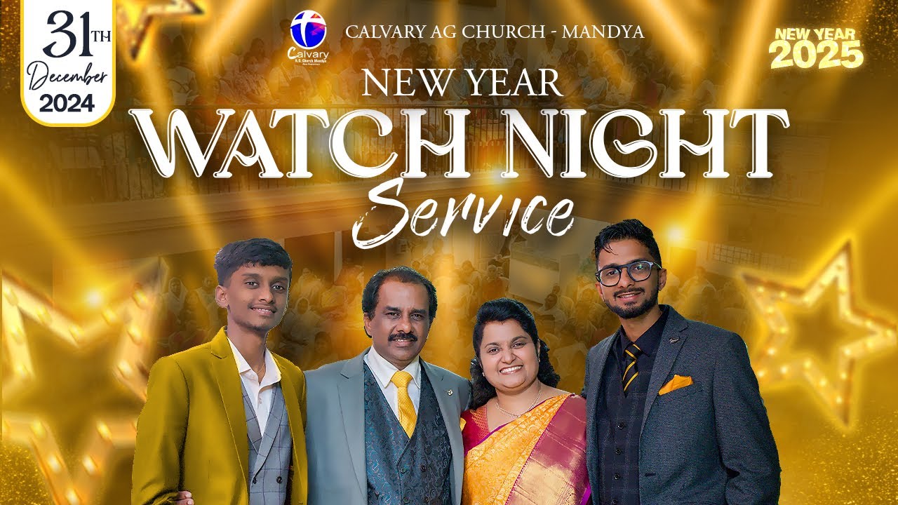 🔴🅻🅸🆅🅴 - | Welcome to Our Watch Night Service | 31-12-2024 | 10 pm - YouTube
