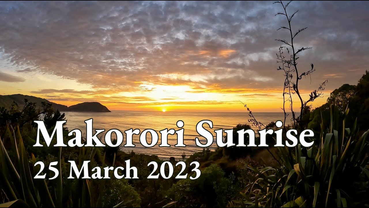 World's first sunrise, daily. Relax and watch the day dawn: 25 March ...
