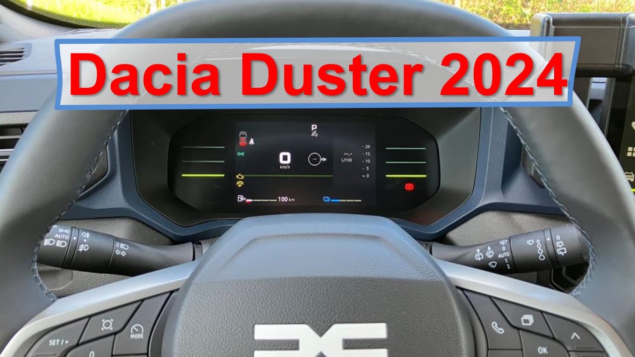 The interior of the new dacia duster 2024 - YouTube