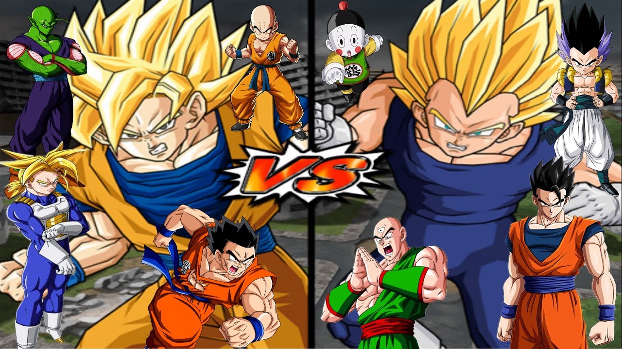 DBZ BT3 Z Fighters Civil War (5vs5 Ultimate Team Battle 4) - YouTube